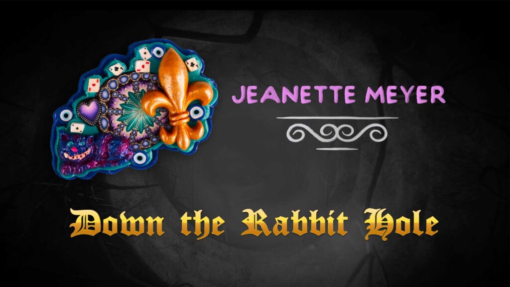 Down the Rabbit Hole: Handmade Polymer Clay Pins and Magnets